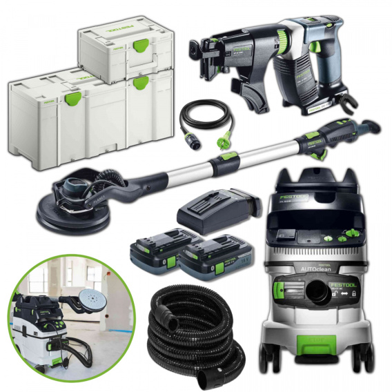 Festool zestaw Szlifierka PLANEX LHS 2 225 PLUS odkurzacz CTL 36 E AC ...